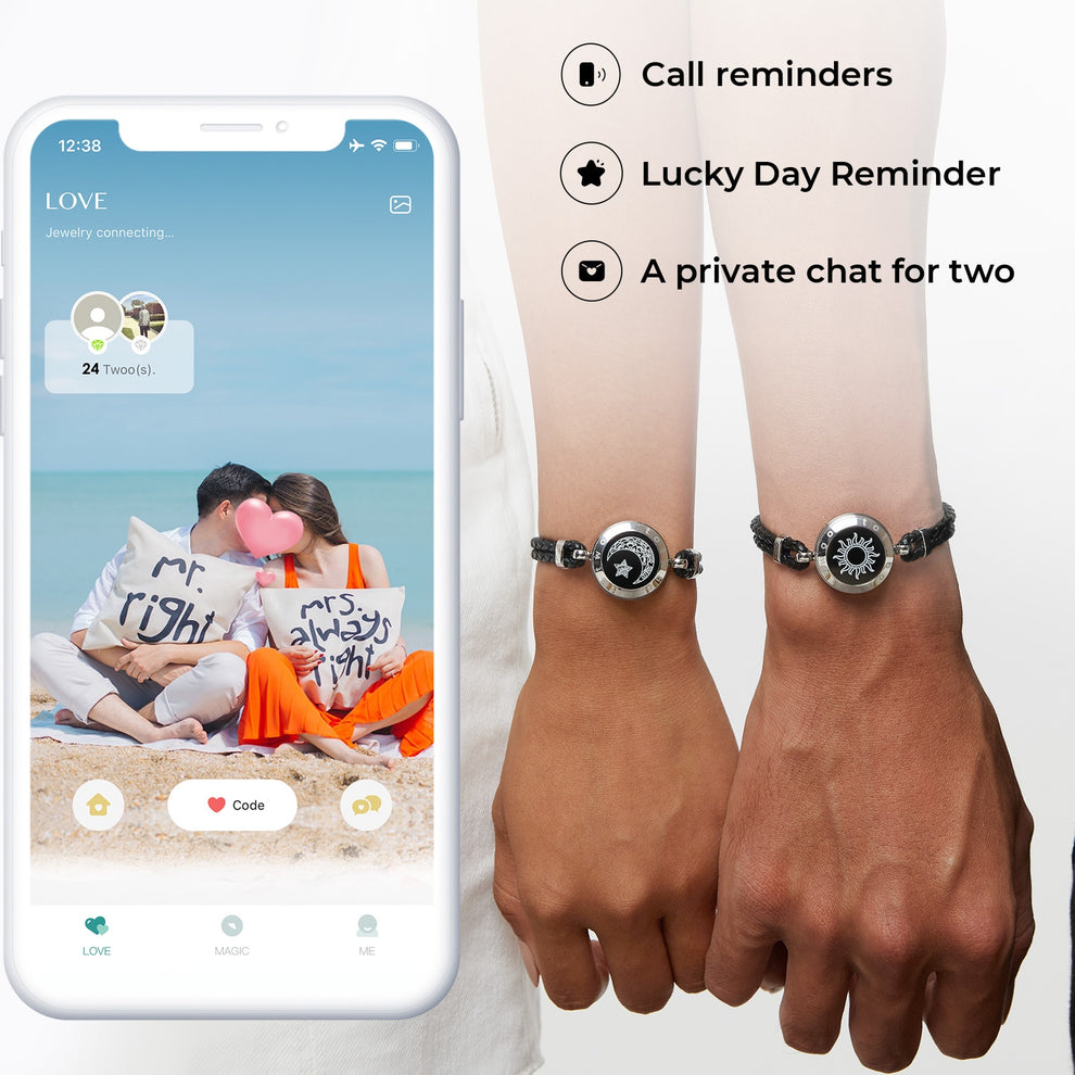 Long Distance Bluetooth Touch Bracelets – GiftBoxLondon