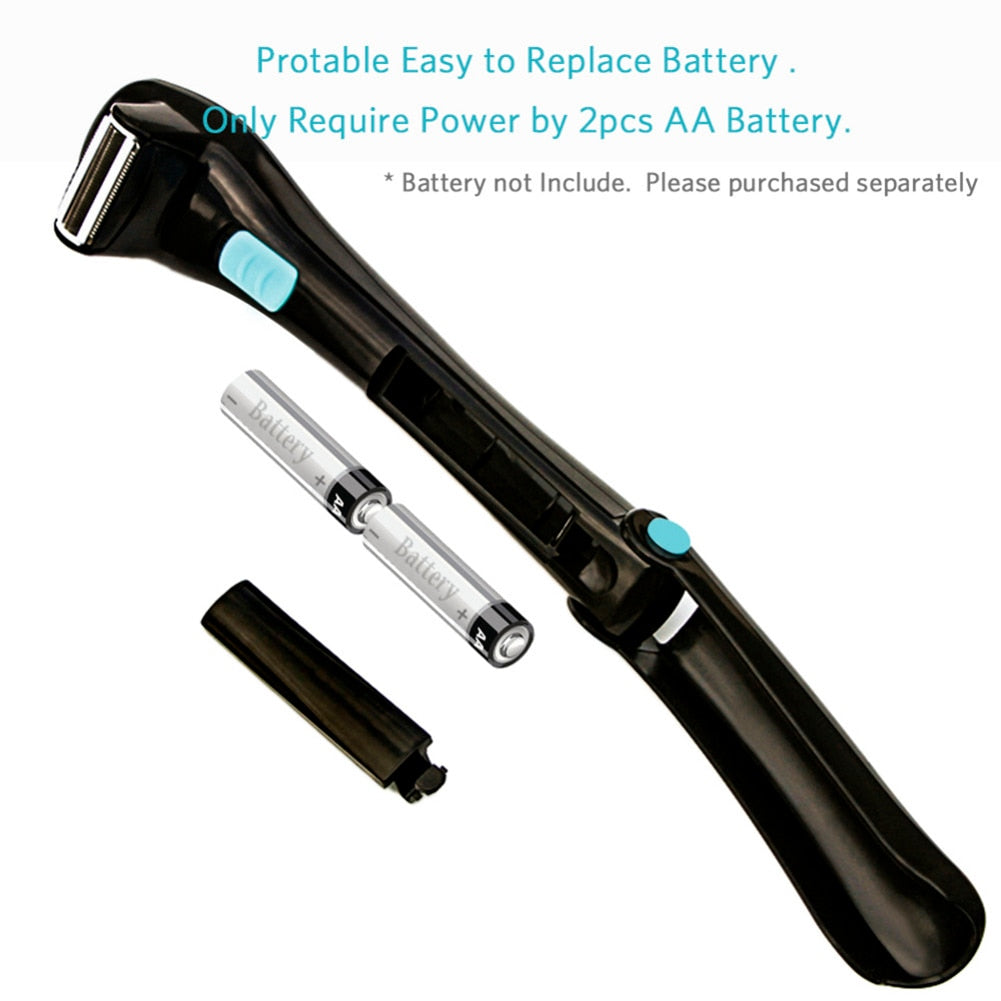 Electric Back Hair Shaver With Long Handle – GiftBoxLondon