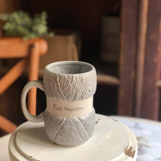 Ball Of Wool Ceramic Mug – GiftBoxLondon